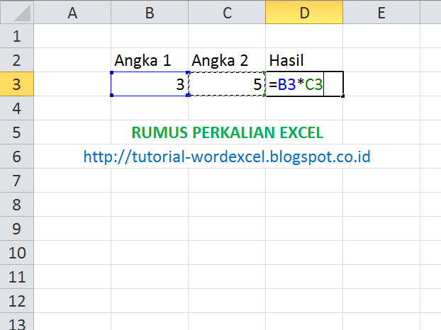 Cara Rumus Perkalian pada Microsoft Excel - Tutorial Simple & Mudah Ms ...