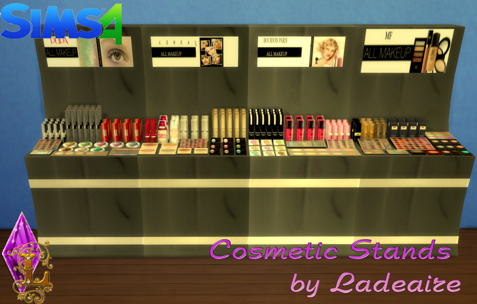 Ladesire's creative corner): TS4 - Cosmetic Stands by Ladesire