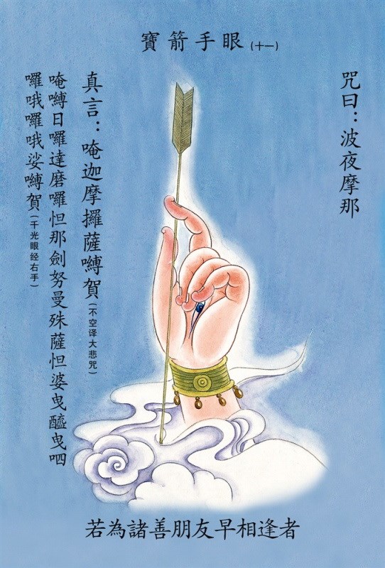 42 hand eye gestures of thousand hands thousand eyes guan shi yin pu sa ...