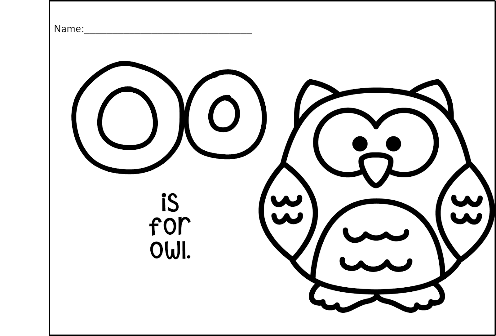Little Owl's Night- Preschool Book Companion- Letter O | Busy Hands and ...
