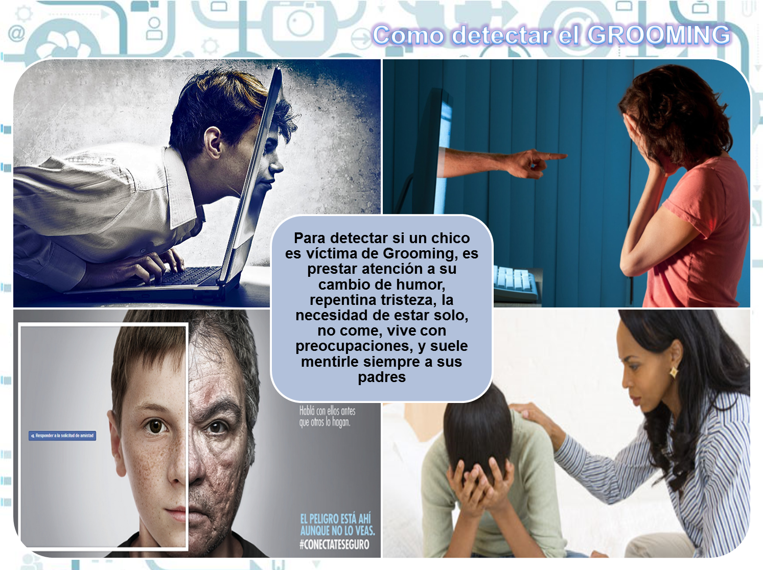 Grooming y Ciberbullying: ¿Como detectar el grooming y el ciberbullying?