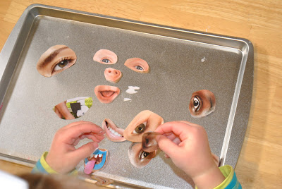 The Iowa Farmer's Wife: Making Faces Magnets