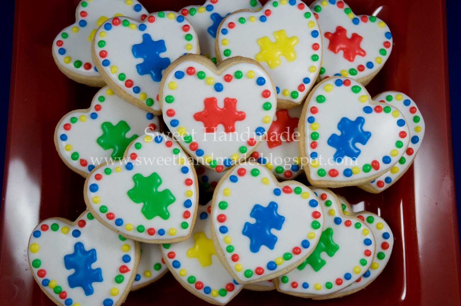 Sweet Handmade Cookies: Autism Awareness Cookies