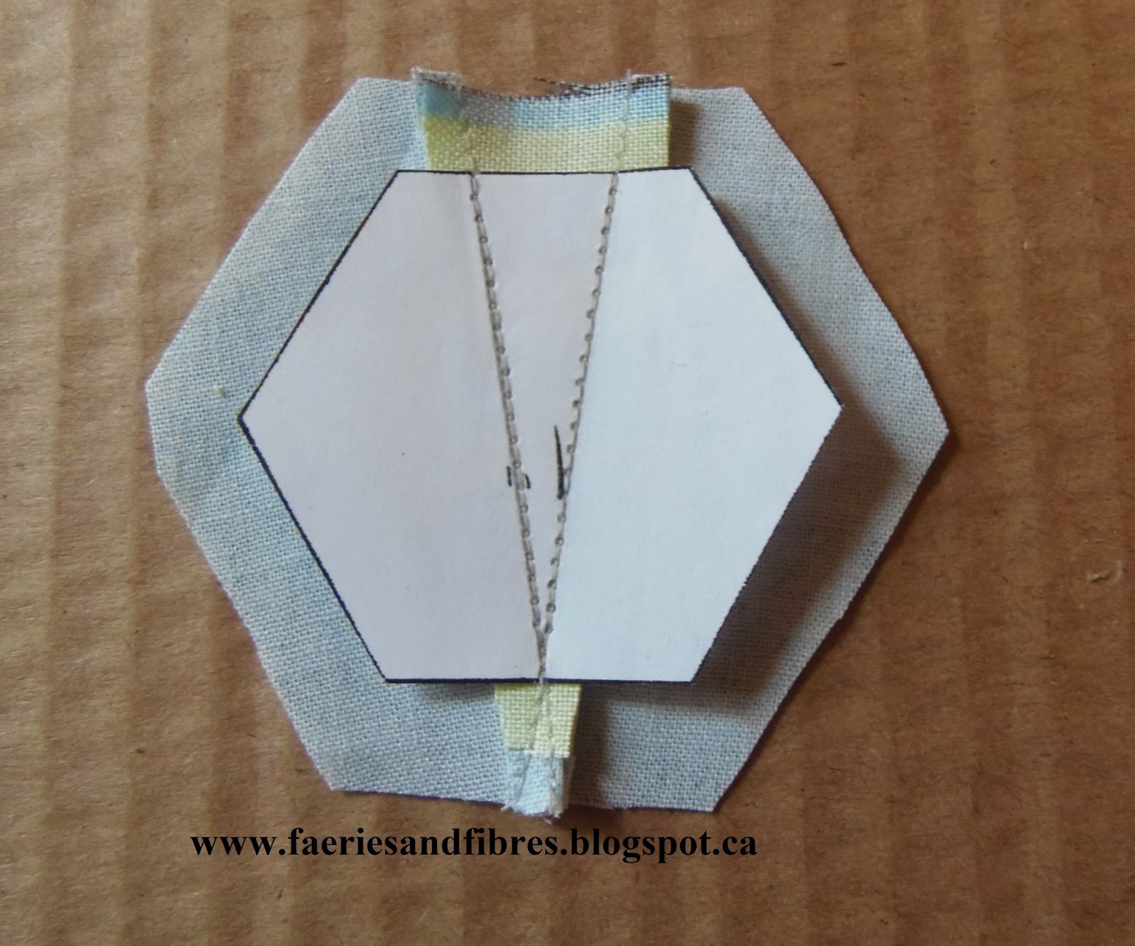 Faeries and Fibres: Tutorial: Making a hexagon star my way - part 2