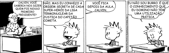 RODA DE CONVERSAS: Tirinhas do Calvin