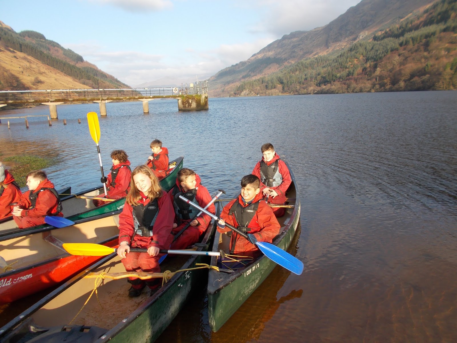Gylemuir P7 Camp - Benmore! : Morning Activities..... out on the Water!