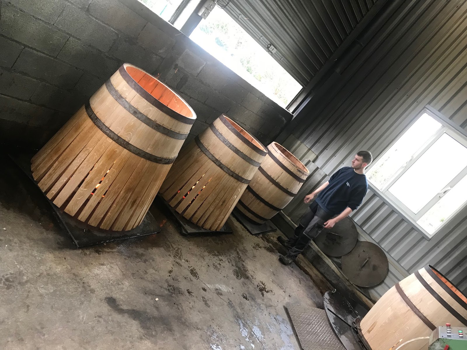 spiritueux magazine: Visite de la tonnellerie Anjems à Cognac.