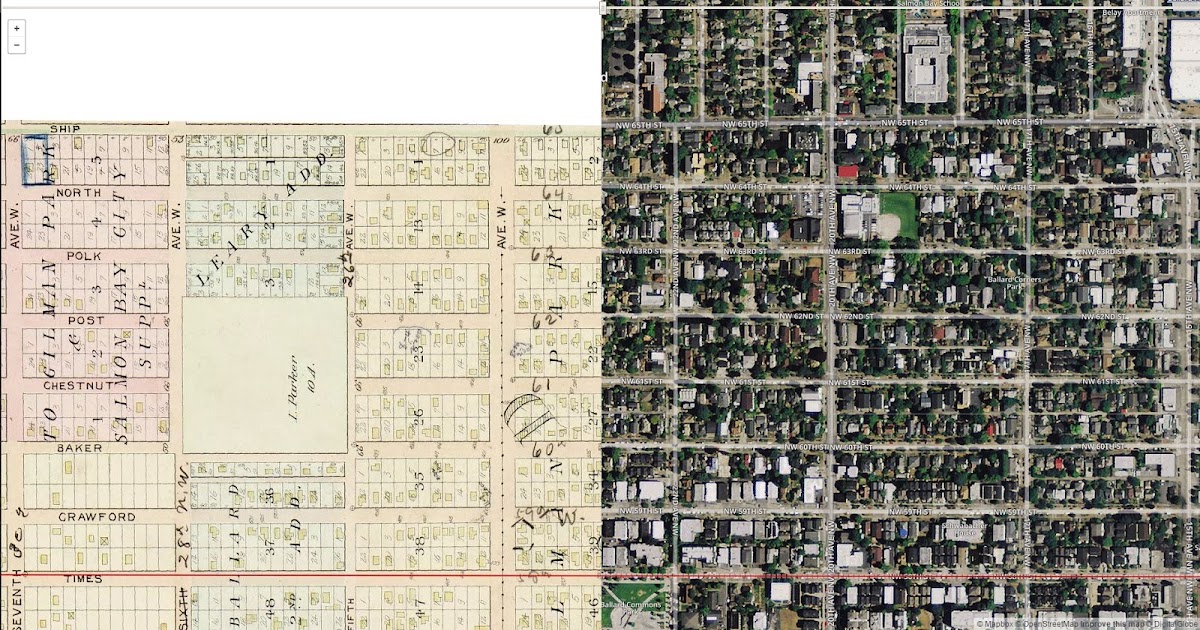 MAPPING HISTORIC BALLARD: Comparison Map: 1904 - 2015