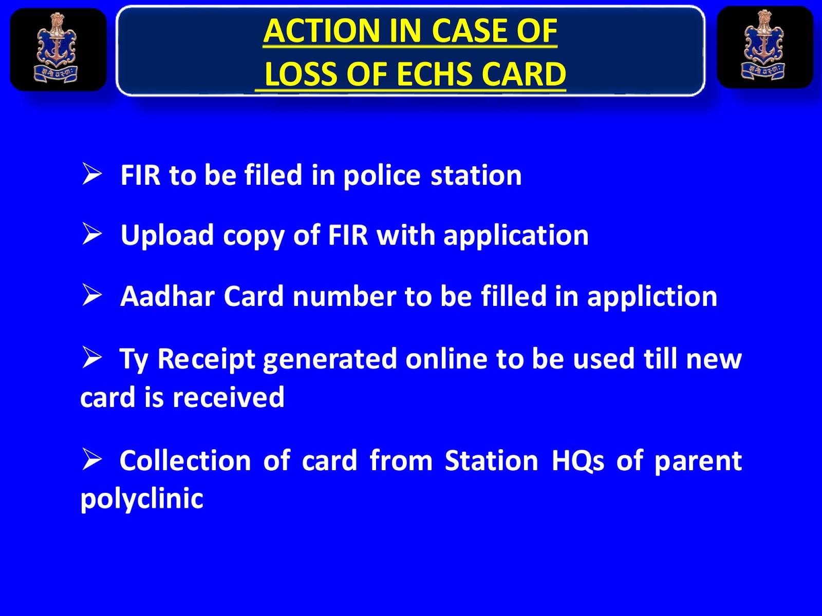 indianexserviceman: ECHS SMART CARD