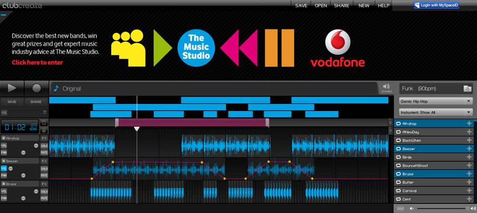 Mobile OS, Apps, Devices and Updates: Club Create- A music studio online