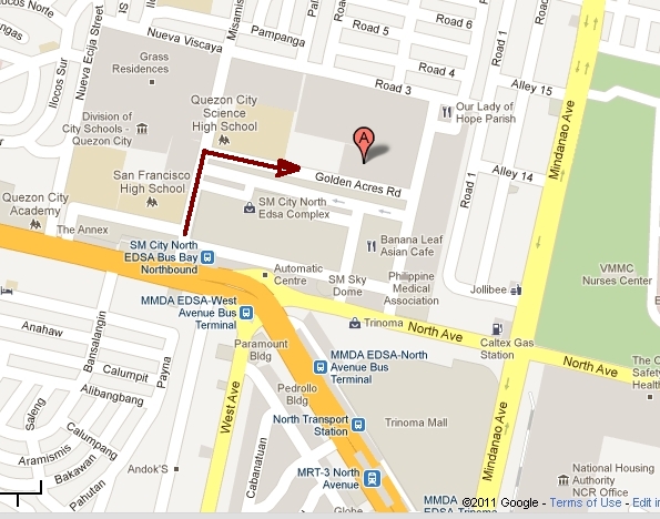 Chasters United™: Golden Acres Location Map