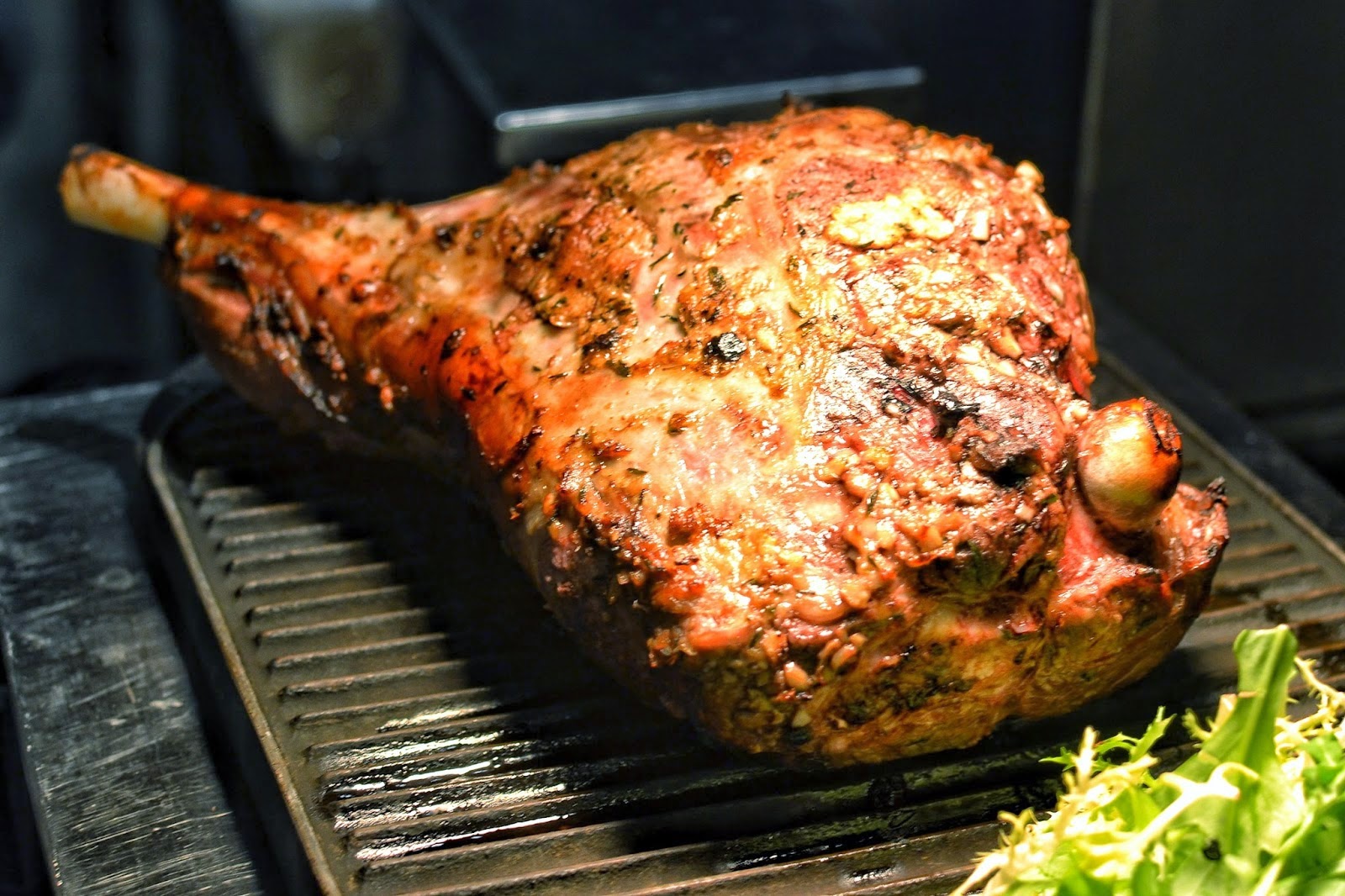 mis recetas comida hecha en casa: PIERNA DE CERDO ASADA PARA NOCHE BUENA.