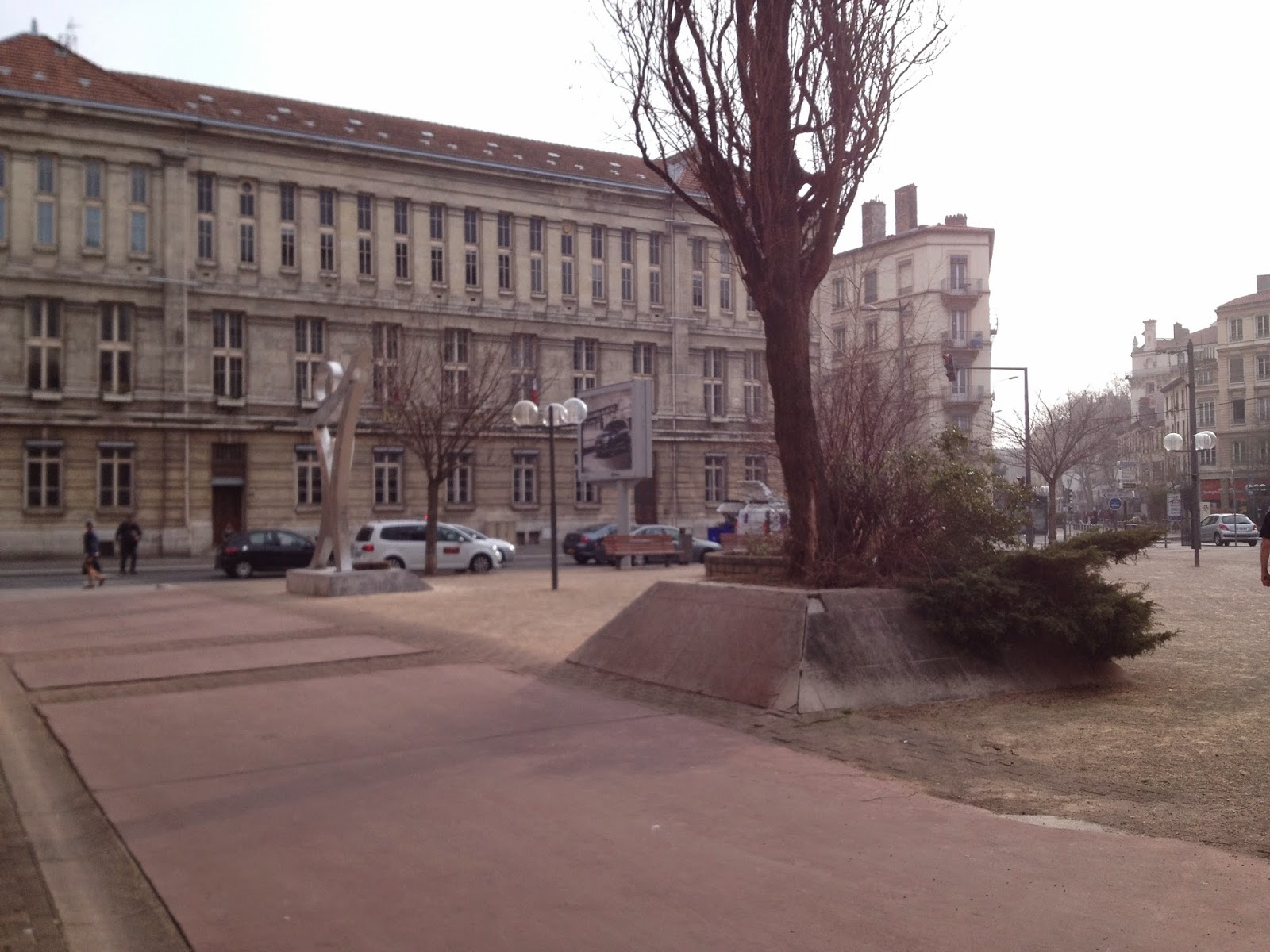 Plan incliné du Palais de Justice
