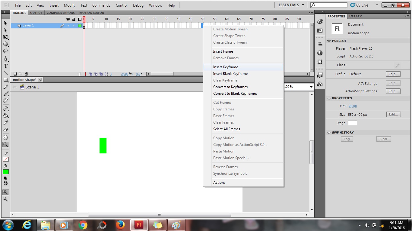 Cara Membuat Animasi Shape Tween di Adobe Flash ~ Menjelajahi Kehidupan ...