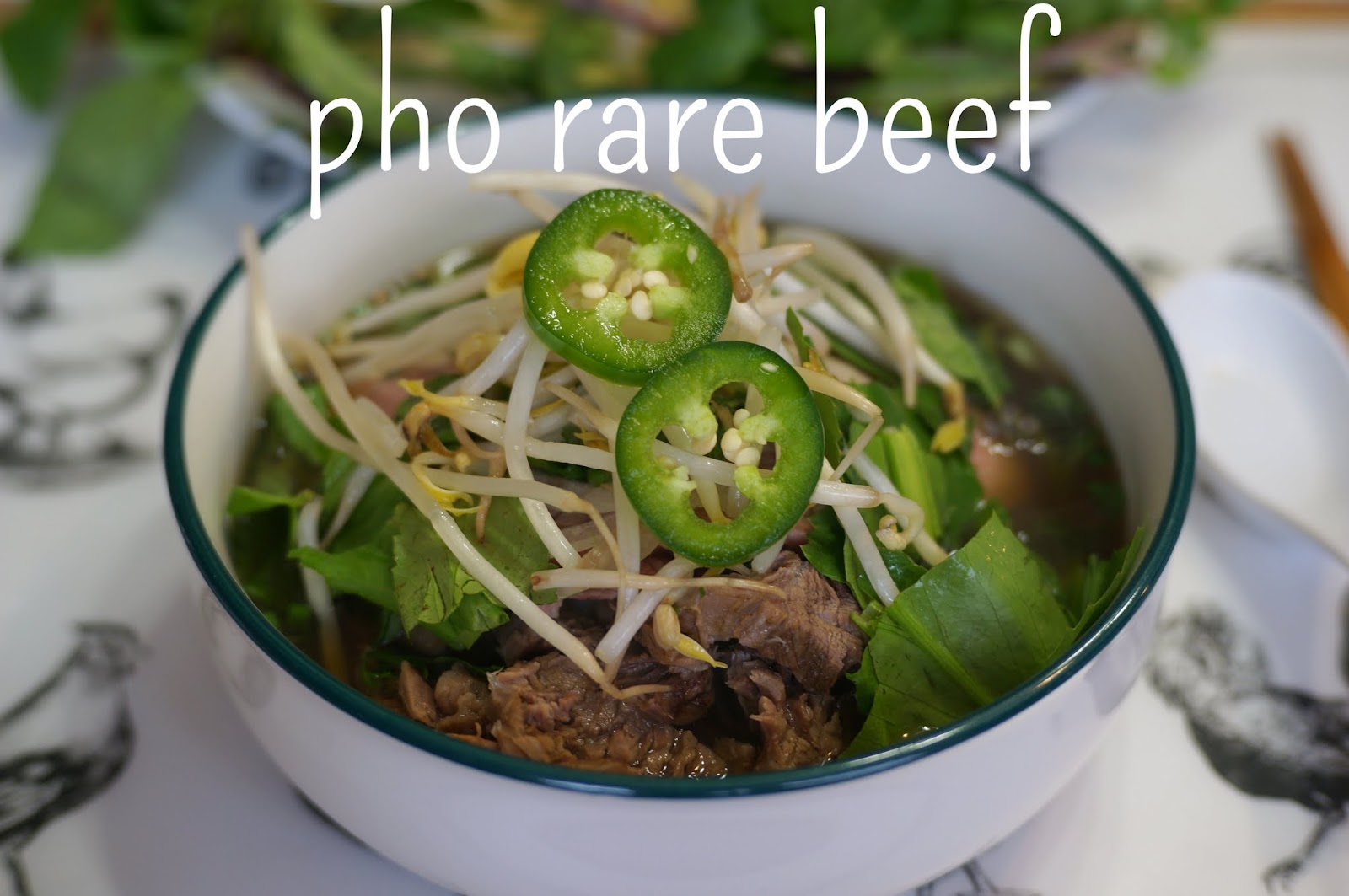 Pho Rare Beef