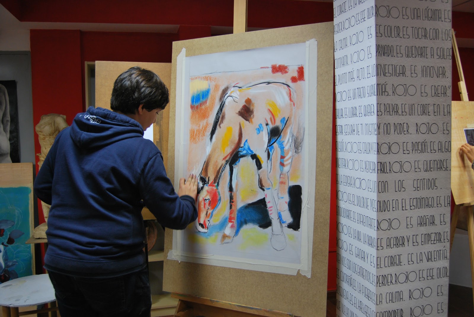 Arte Rojo. Espacio creativo: Trabajos de los alumnos de ARTE ROJO ...