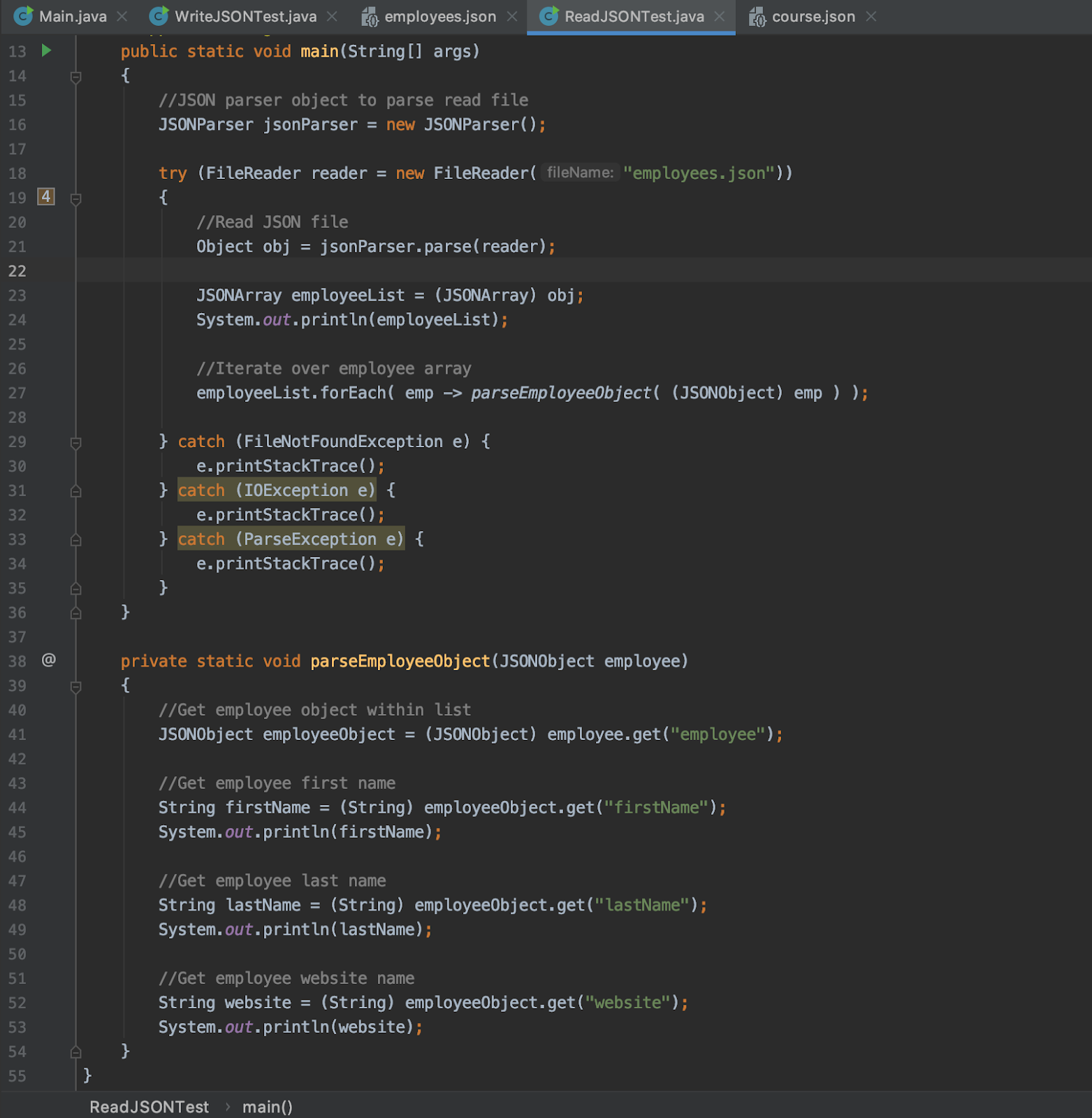 Mlj13 Đọc Ghi File Json Trong Java