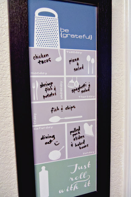 Spence Ohana Photo Blog: Weekly Menu Kitchen Printable