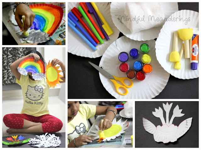 Paper Plate four seasons craft - Artsy Craftsy Mom