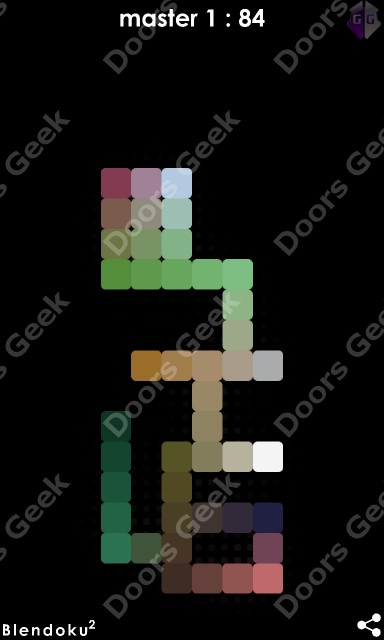 Blendoku 2 [Master 1] Level 84 ~ Doors Geek