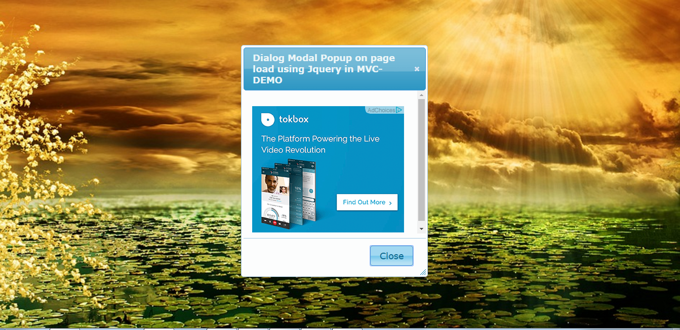 Modal Popup Using Jquery In Mvc Neeraj Code Solutions Cmvcjavascriptsql Server
