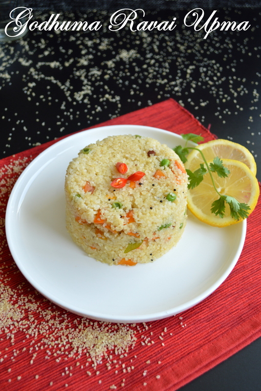 Palakkad Chamayal: Godhuma Ravai Upma/Broken Wheat Rava Upma