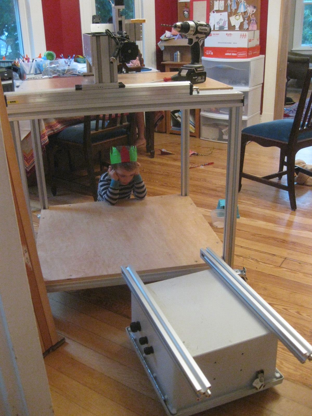 Tooling Up: Building a CNC router with kids