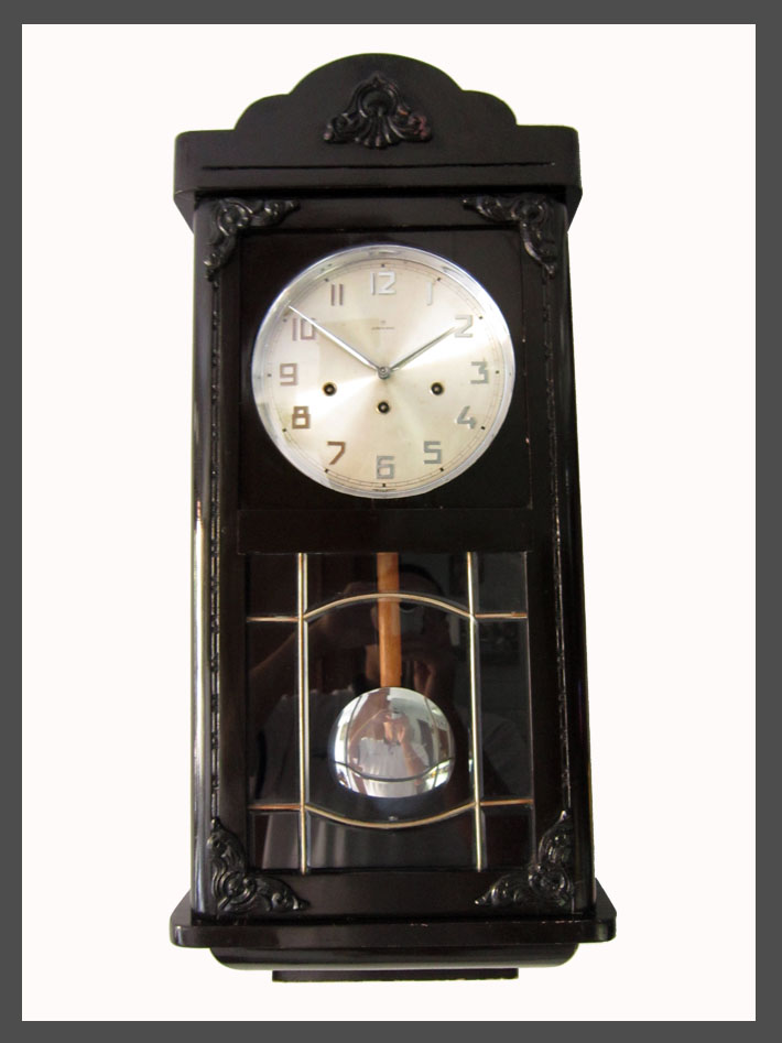 Ono Antik Gallery: JAM DINDING JUNGHANS LUBANG 3 - 8 SENAR - JUMBO