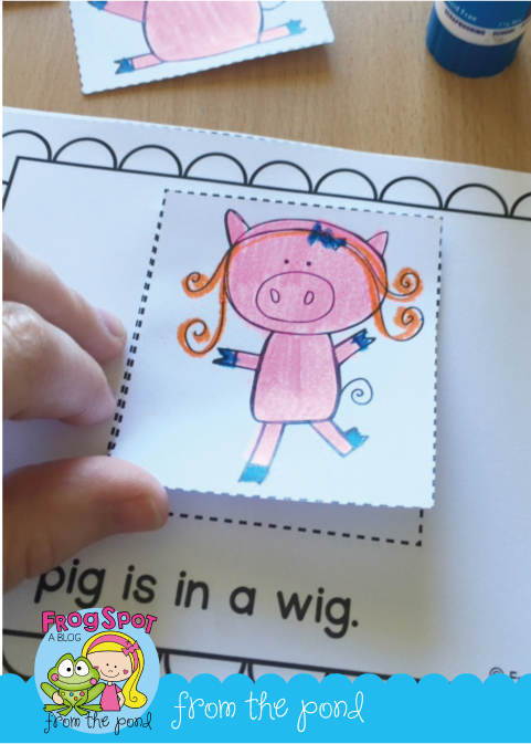 Pig in a Wig Printable Reader + Freebie | From the Pond
