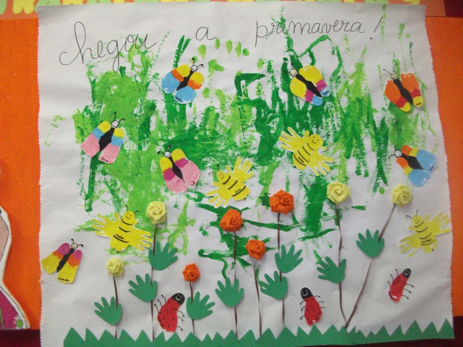 O nosso painel de primavera está pronto