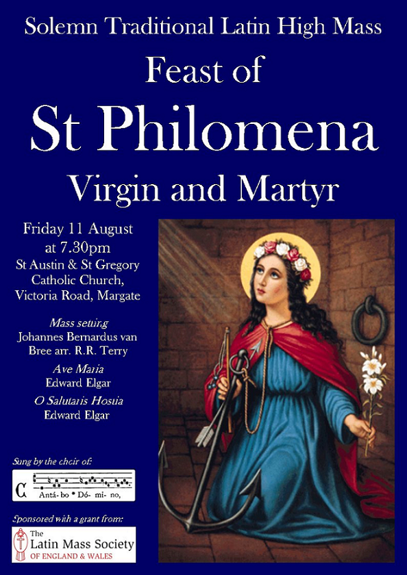 ZEPHYRINUS.: Solemn Traditional Latin High Mass. The Feast Of Saint ...