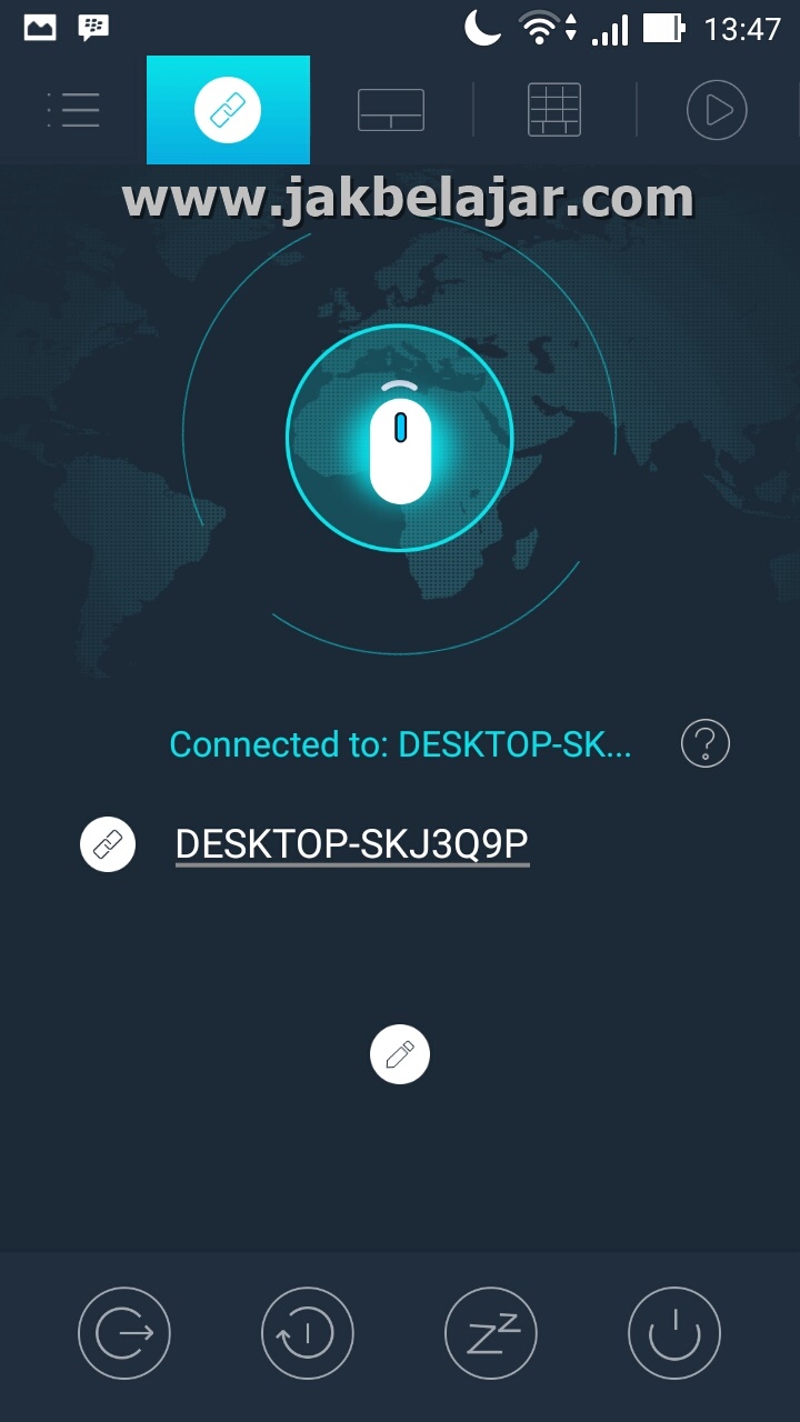 Cara Membuat Smartphone Menjadi Mouse dan Pointer Komputer - JakBelajar