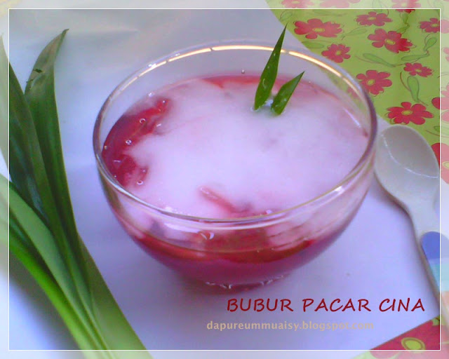 la cuisine de Lia : Bubur Pacar Cina