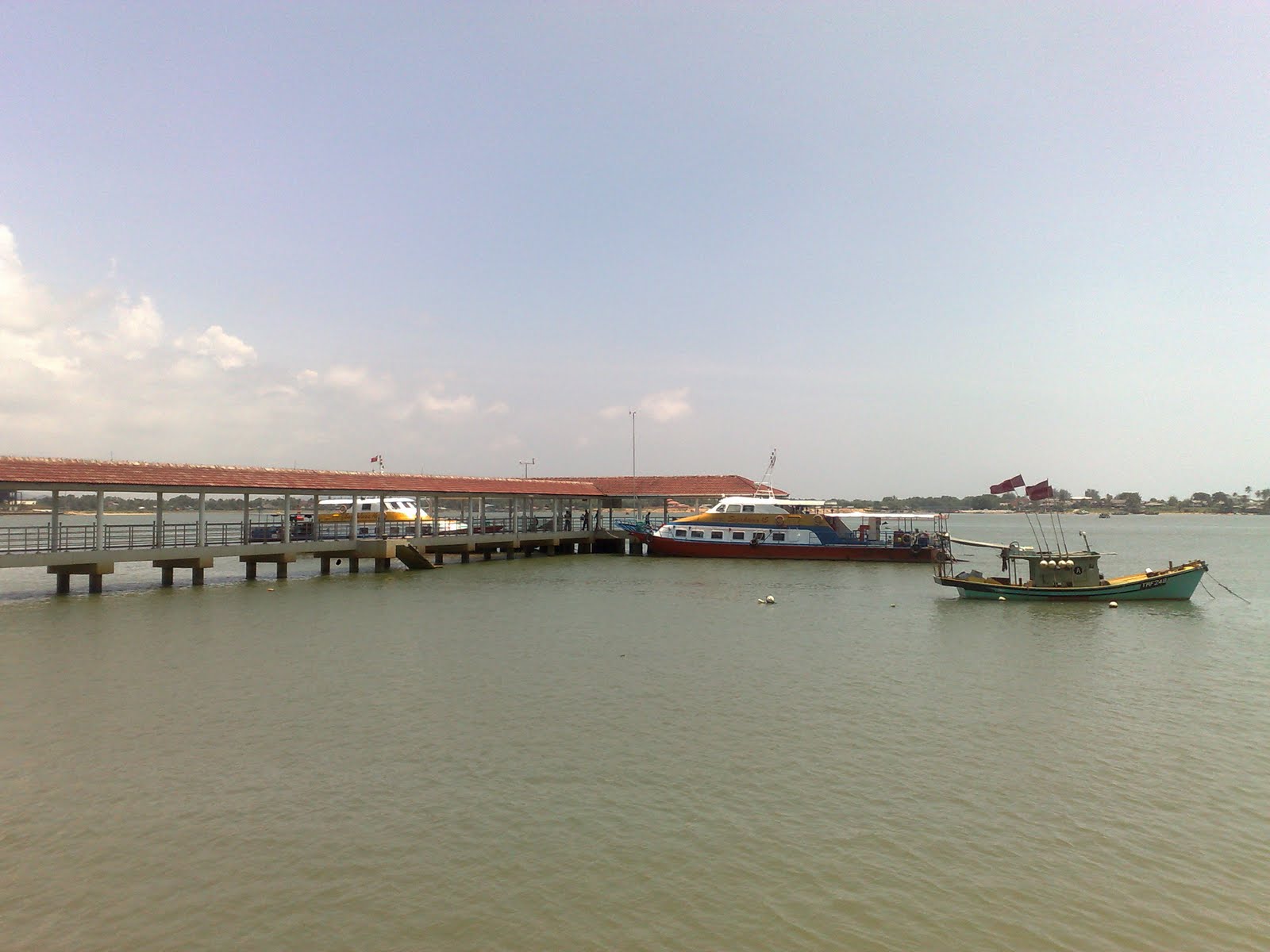 Crisp KRF Kak Mie: Jeti Shahbandar - gateway to city's exotic islands