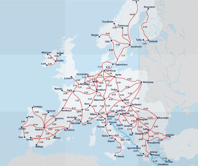Como viajar en tren por Europa - Te Quiero Mostrar