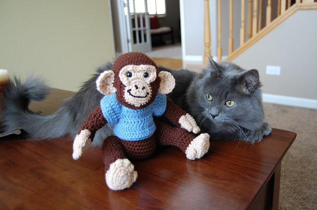 Roonie Ranching: Toby's Chimp (with an assist from Bobo Cat)