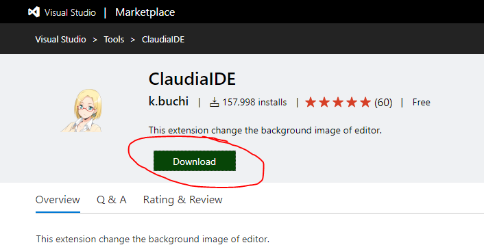 Changing the background image of the Visual Studio editor
