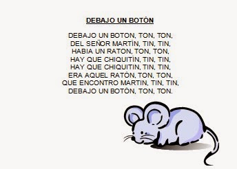 CANTORES INFANTILES: DEBAJO DE UN BOTON TON TON