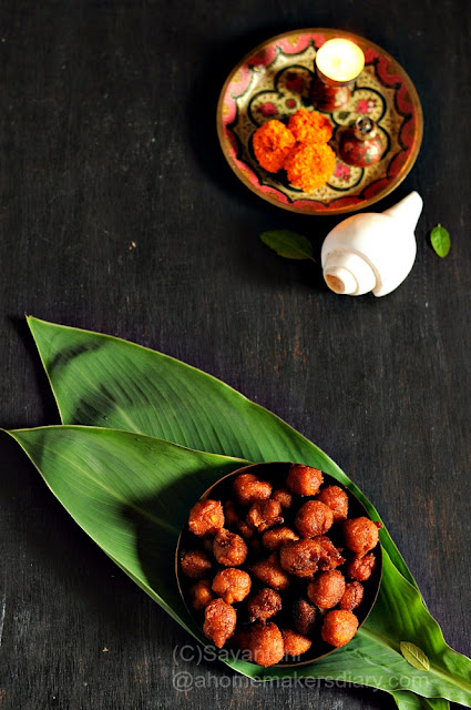 Taler bora or Ripe Toddy Palm fritters - A Homemaker's Diary