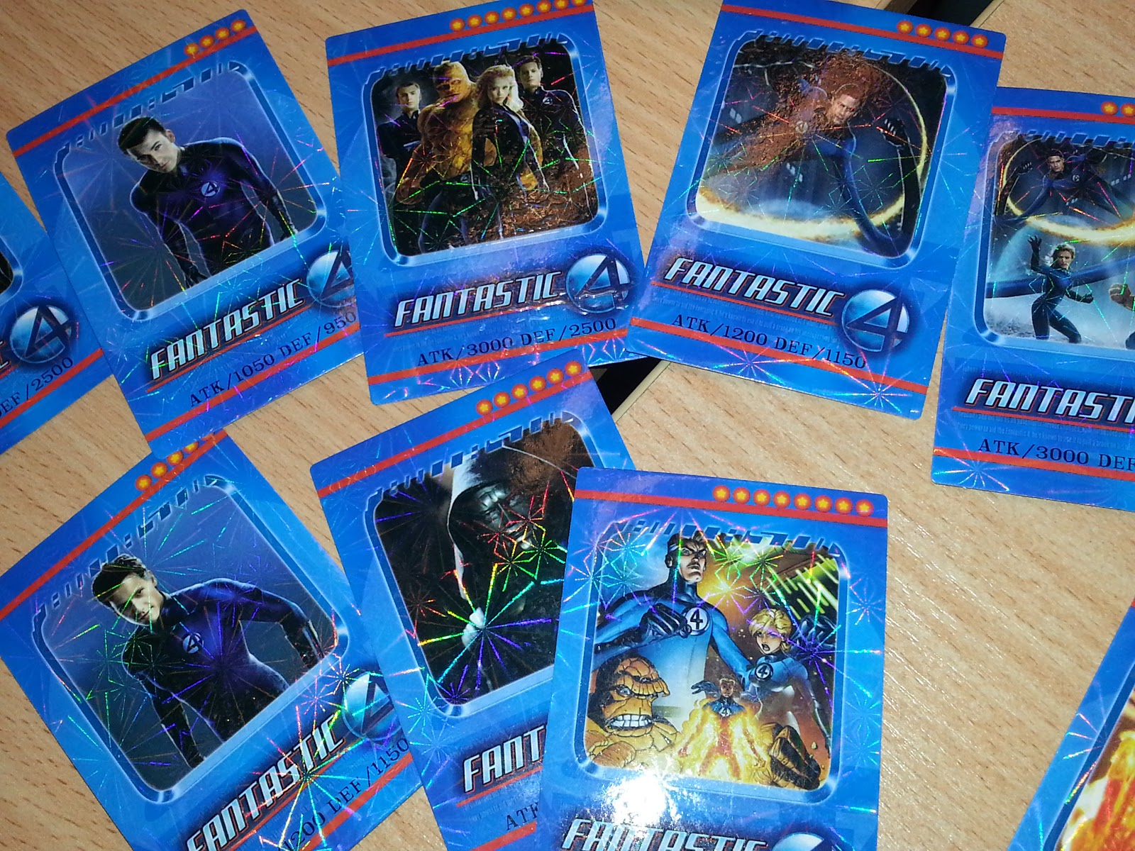 Toys and Bacon: Fantrstic 4 trading cards