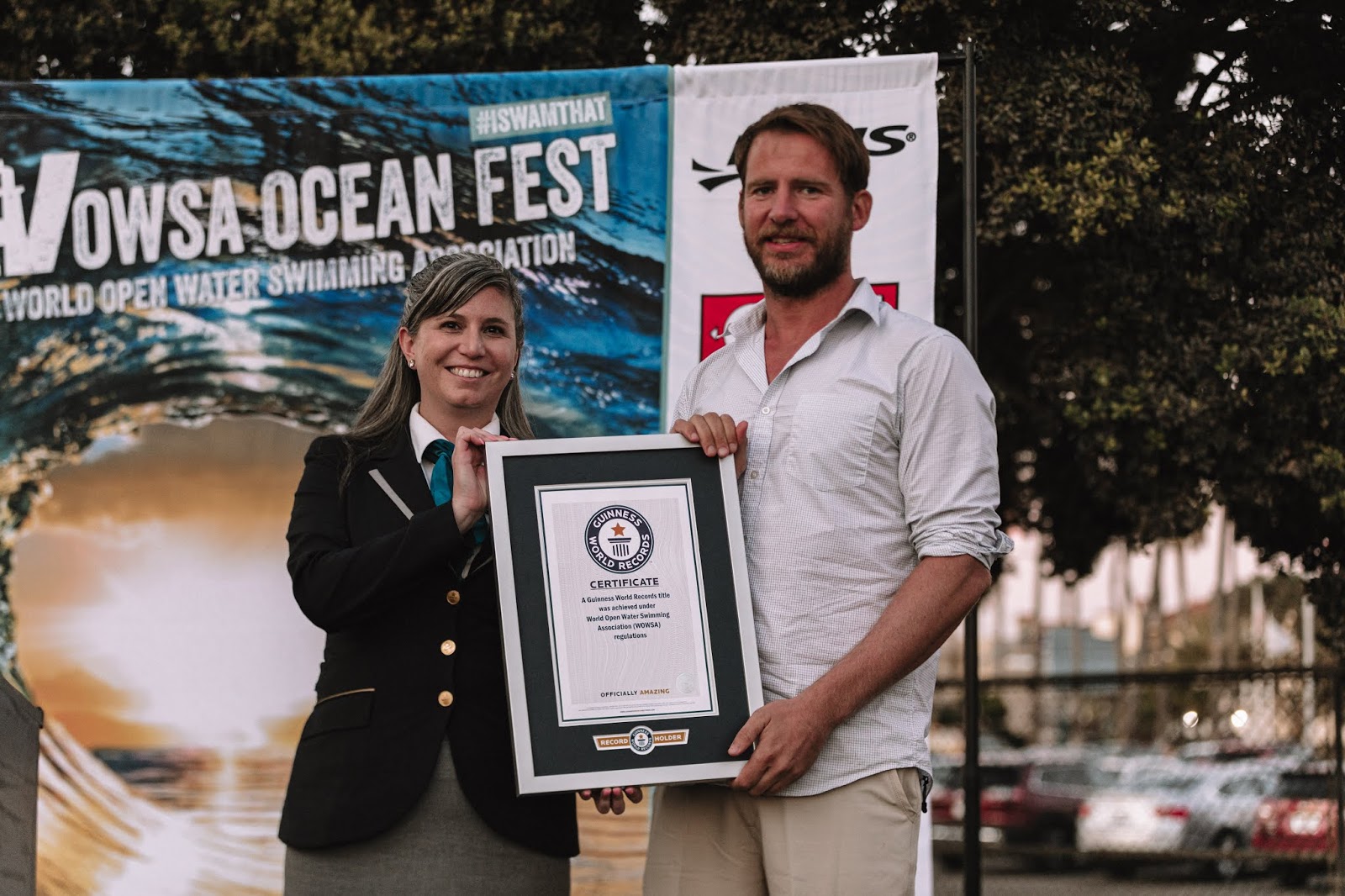 Cameron Bellamy Honored By Guinness World Records – World Open Water ...