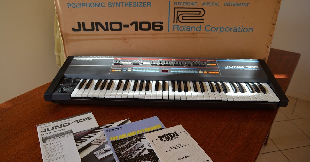 MATRIXSYNTH: ROLAND JUNO-106 SN 495420 with Original Box