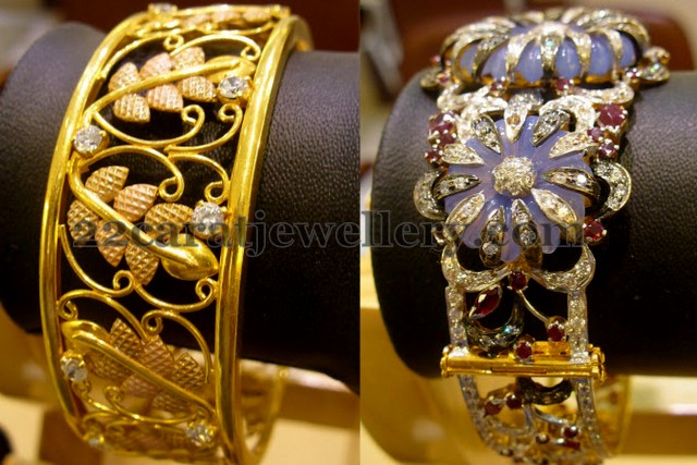 Classy Broad Latest Bangles - Jewellery Designs