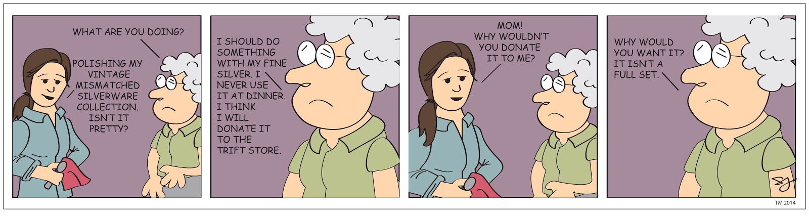 Senior Moments Comic Strip