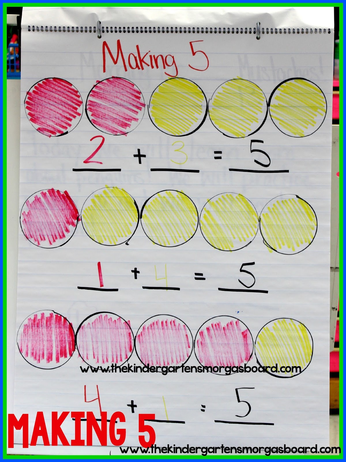 A Kindergarten Smorgasboard MAKING 5 | Smedley's Smorgasboard of ...
