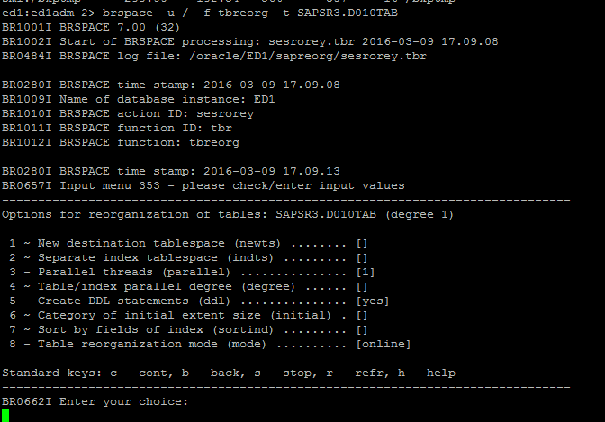DBA Brasil: REORG BANCO DE DADOS - Utilizando BRTOOLS (BRSPACE) ORACLE ...
