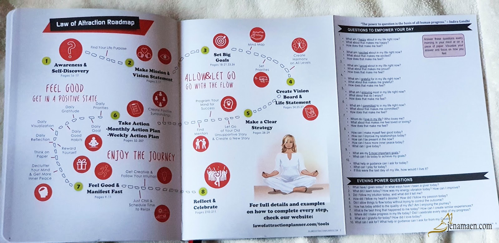 Unboxing Law Of Attraction Planner