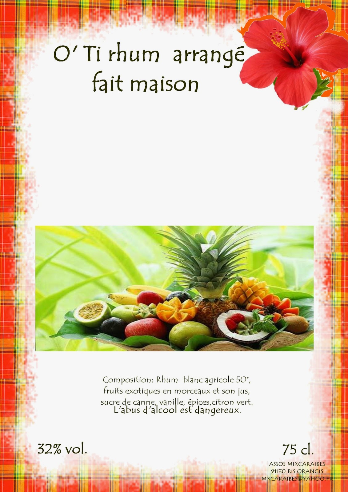 o ti rhum arrangé fait maison: o ti rhum arrangé exotiques fait maison