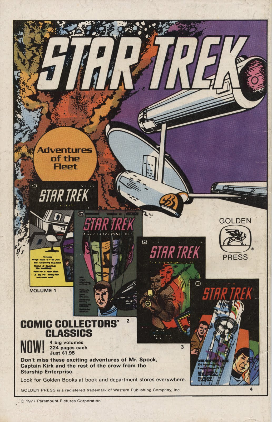 Pop Culture Safari!: Vintage comic book ads: Star Trek Comic Collectors ...