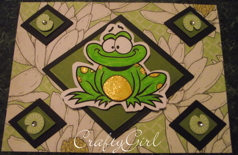 CraftyGirl Cards and Crafts: “Frog” Birthday Card